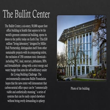 The bullitt center | PDF
