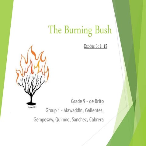 The Burning Bush | PPTX