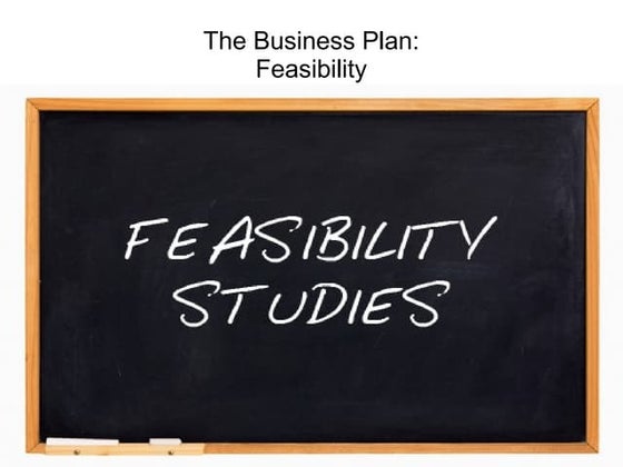 Feasibility study presentation | PPTX