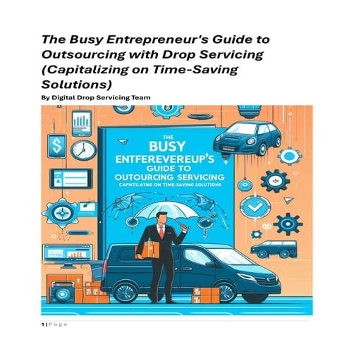 The Busy Entrepreneur's Guide to Outsourcing with Drop Servicing (Capitalizing on Time-Saving ...
