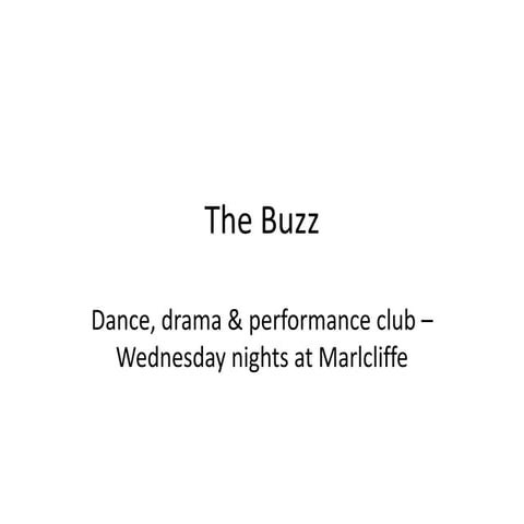 The Buzz | PDF