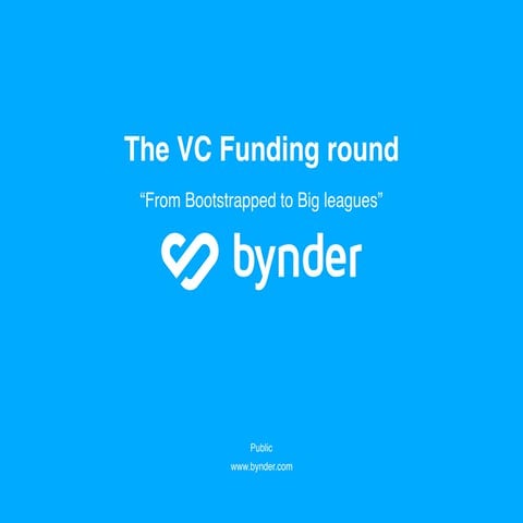 The Bynder VC funding round | PPT