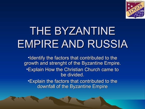 Lecture byzantineempire | PPT