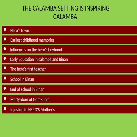 Rizal chapter 3 - early education in calamba and biñan | PPTX