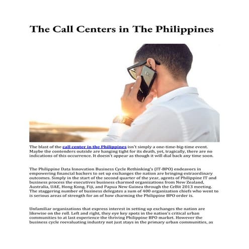 The Call Centers in The Philippines.pdf