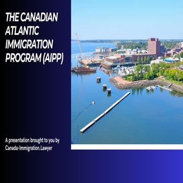 The Canadian Atlantic Immigration Program (AIP) | PDF