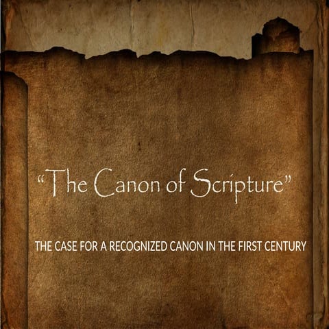 The Canon of Scripture1.pptxjjjjjjjjjjjjjjjj | PPT