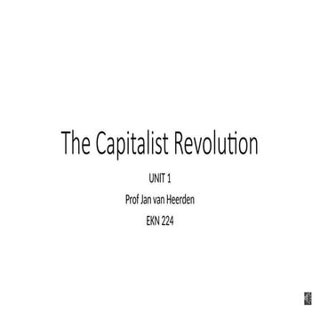 The Capitalist Revolution in the British empire | PPTX
