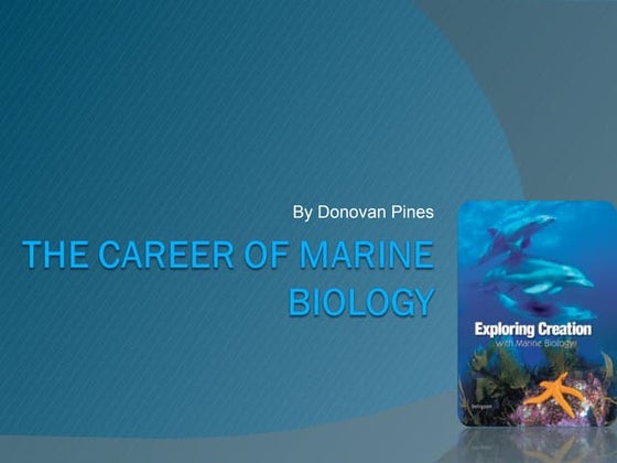 The career of_marine_biology_pp_2003[1] | PPT