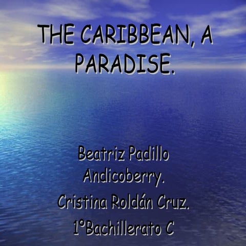 The caribbean, a paradise | PPT