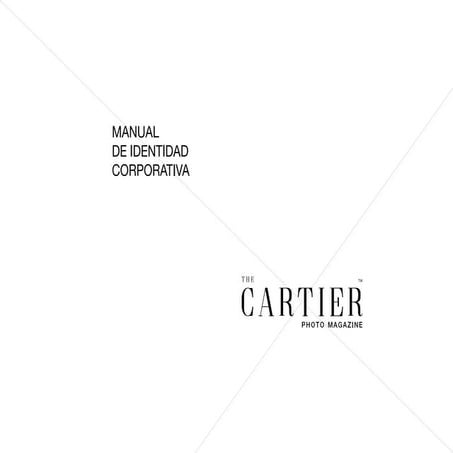 The Cartier Marca Manual de Identidad | PDF