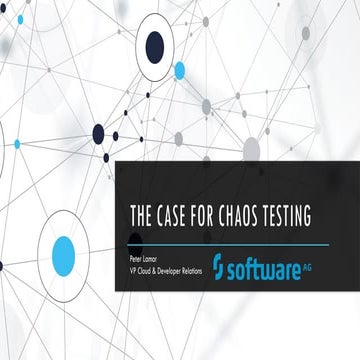 The case for chaos testing | PDF