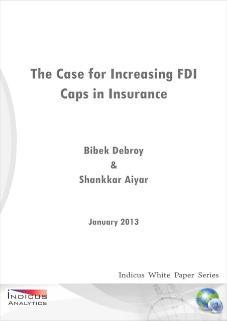 Indian insurance industry overview & market development analysis | PPTX ...