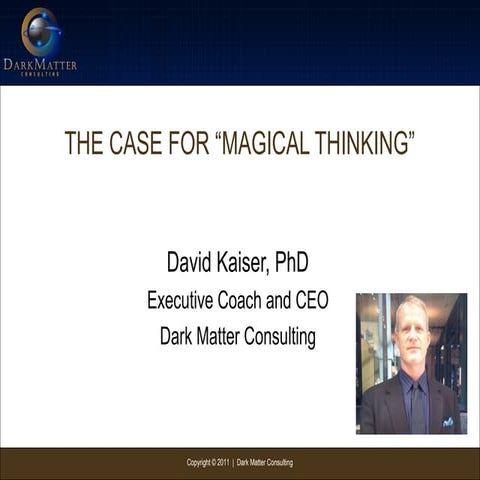 The case for magical thinking | PPT
