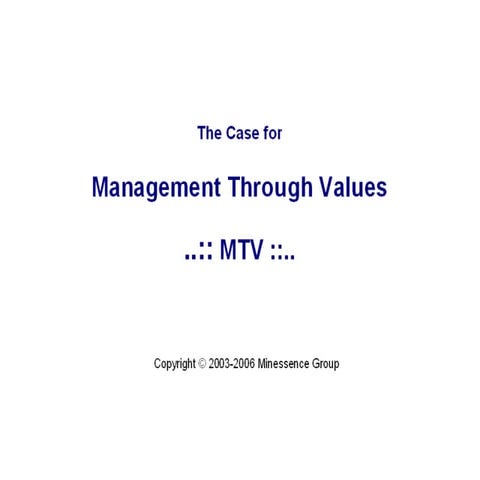 The Case For Mtv | PPT