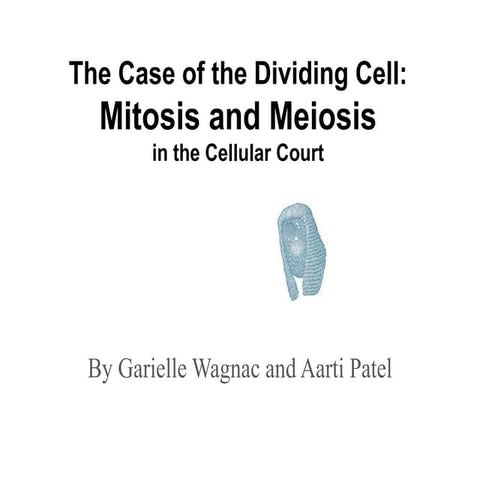 The case of the dividing cell | PPTX | Reproductive Health | Diseases ...