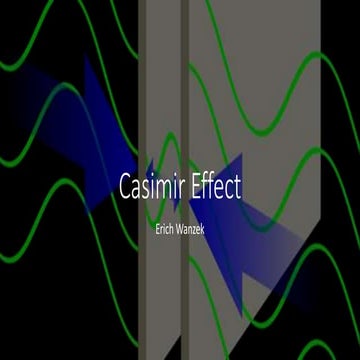 The Casimir Effect | PPTX