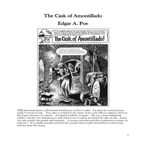 The Cask Of Amontillado | PPT