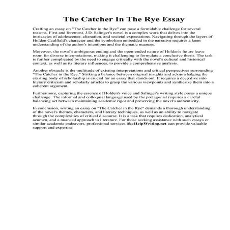 The Catcher In The Rye Essay.pdf