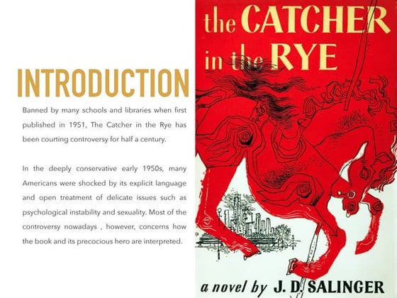 The catcher in the rye | PPT | Fiction | Books and Literature
