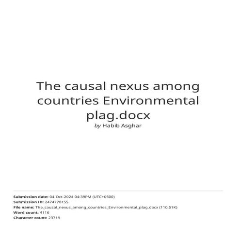 The causal nexus among countries Environmental plag.docx.pdf