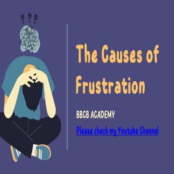 The Causes of Frustration | PPTX