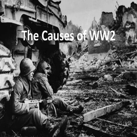 The causes of ww2 powerpoint presentation | PPTX