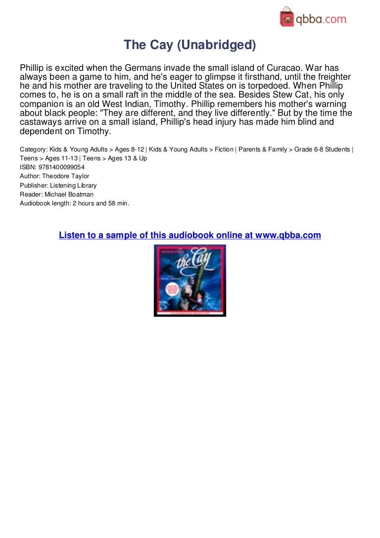 The Cay Book Review : The Cay Unabridged Book Review By Qbba - The cay ...
