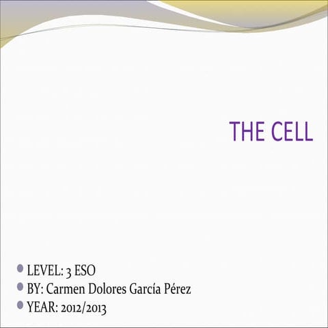 THE CELL | PPT | Biological Sciences | Science