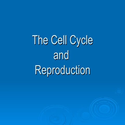 The Cell Cycle | PPT