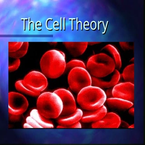 The Cell Theory Notes Powerpoint student | PPT