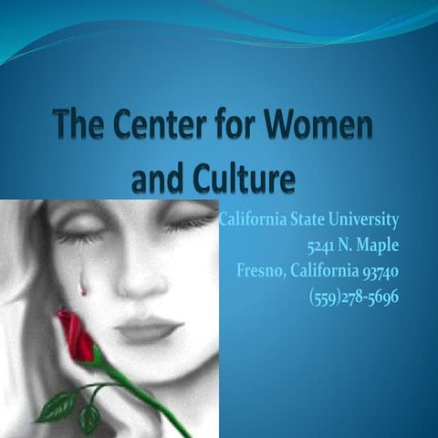 The center for women and culture | PPTX | Debated Sensitive Social ...