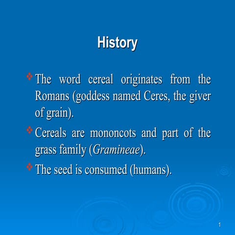 Grain structure of major cereals, pulses and oilseed | PPTX