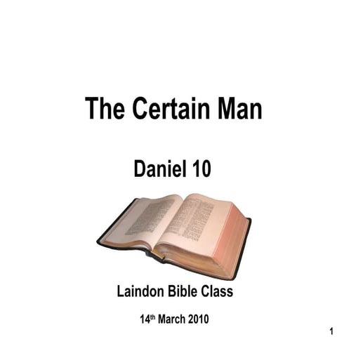 "The certain man" | PPT