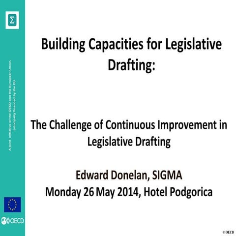 The challenge of continuous improvement in legislative drafting | PDF