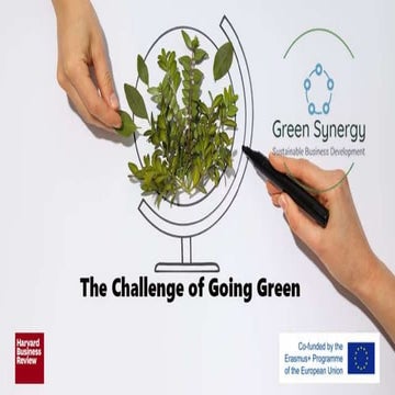 The Challenge of Going Green- | PPT