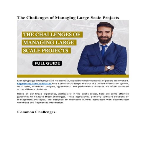 The Challenges of Managing Large scale project.pdf