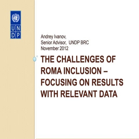 The Challenges of Roma Inclusion | PPTX