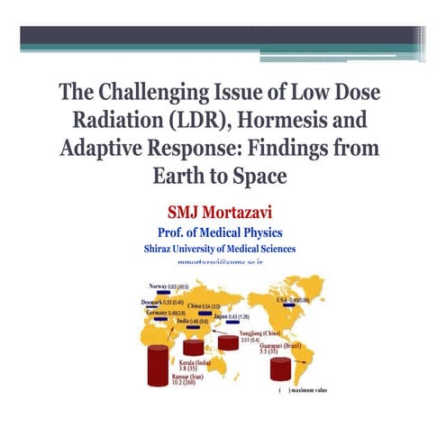 The challenging issue of low dose radiation, hormesis and adaptive ...