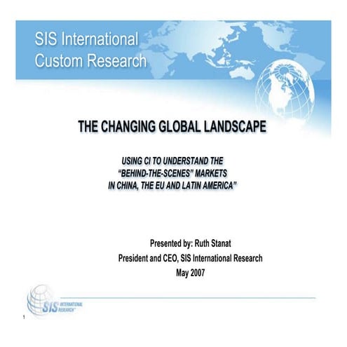 The Changing Global Landscape | PDF