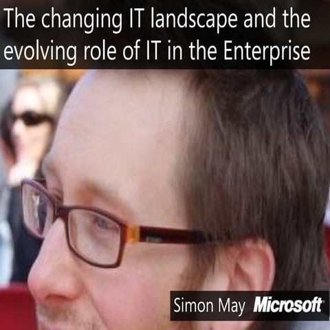 The changing IT landscape and the evolving role of IT | PPTX