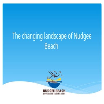 The changing landscape of Nudgee Beach V3 .pptx