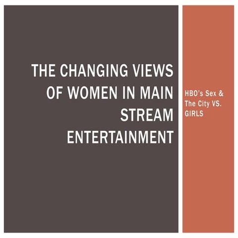 The changing views of women in main stream | PPTX
