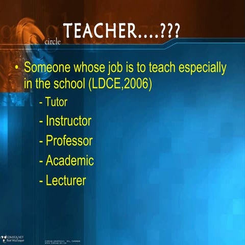 The characteristics of effective teachers | PPT | Professional School ...