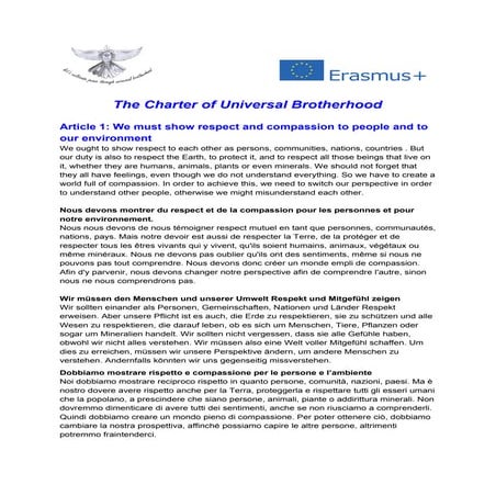 The chart of universal brotherhood | PDF