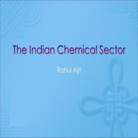 The chemical sector | PPT