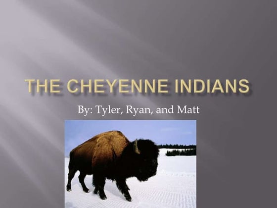 Cheyenne indian | PPT