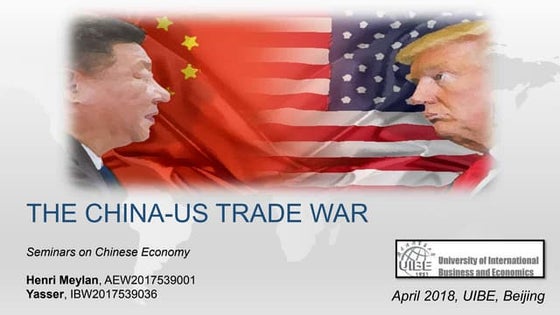 US- China trade war | PPT