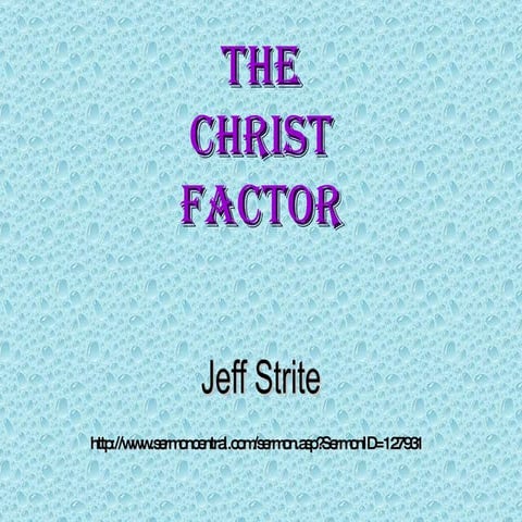 The Life and Ministry of Jesus Christ.docx