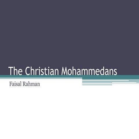 Christian idolatry and The christian mohammedans. | PPTX | Hinduism ...